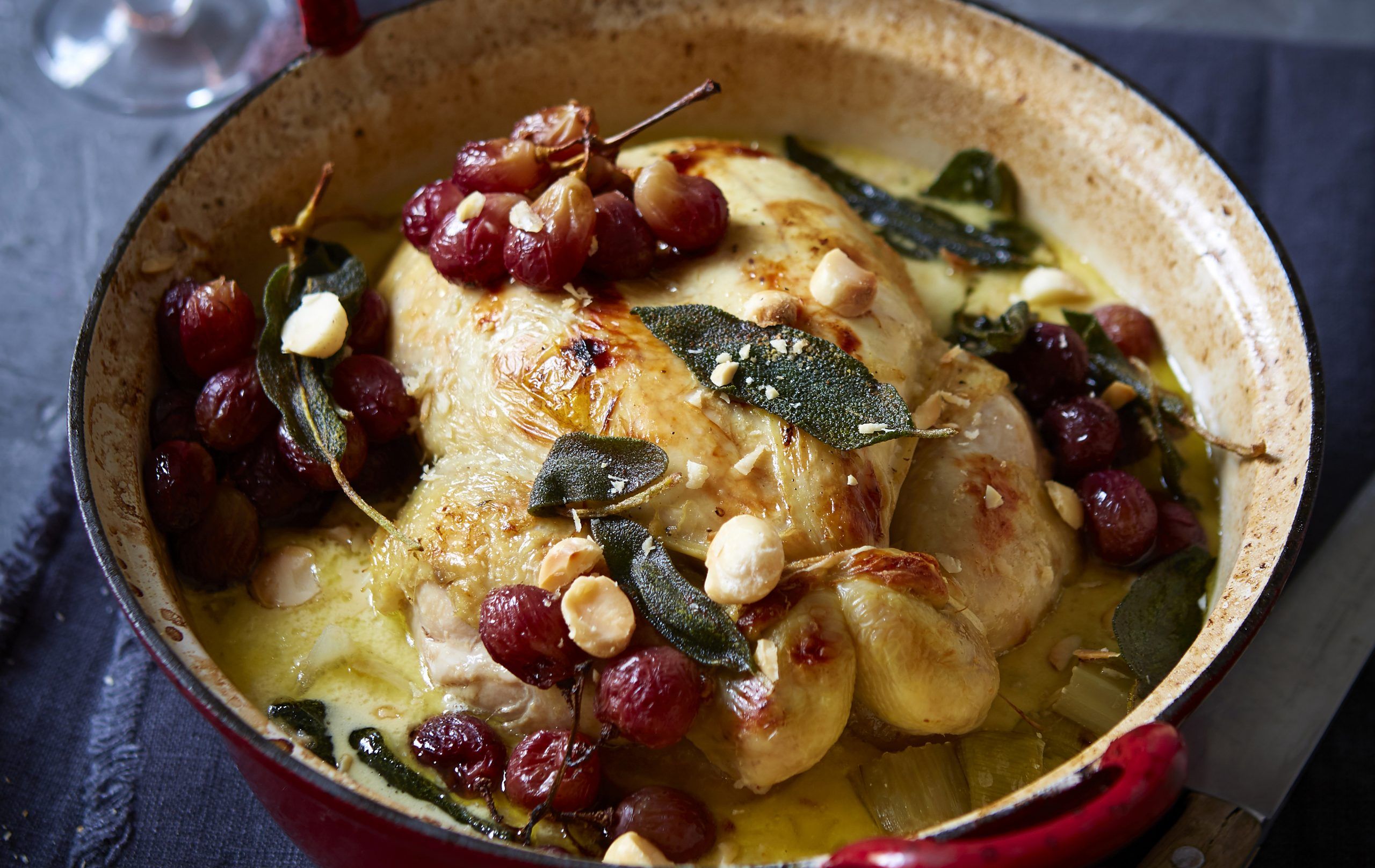 One-pot chicken with wine | Dinner Recipes | Woman & Home