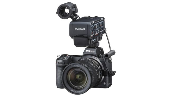 Tascam CA‑XLR2d connects XLR microphones to Canon, Nikon & Fujifilm ...