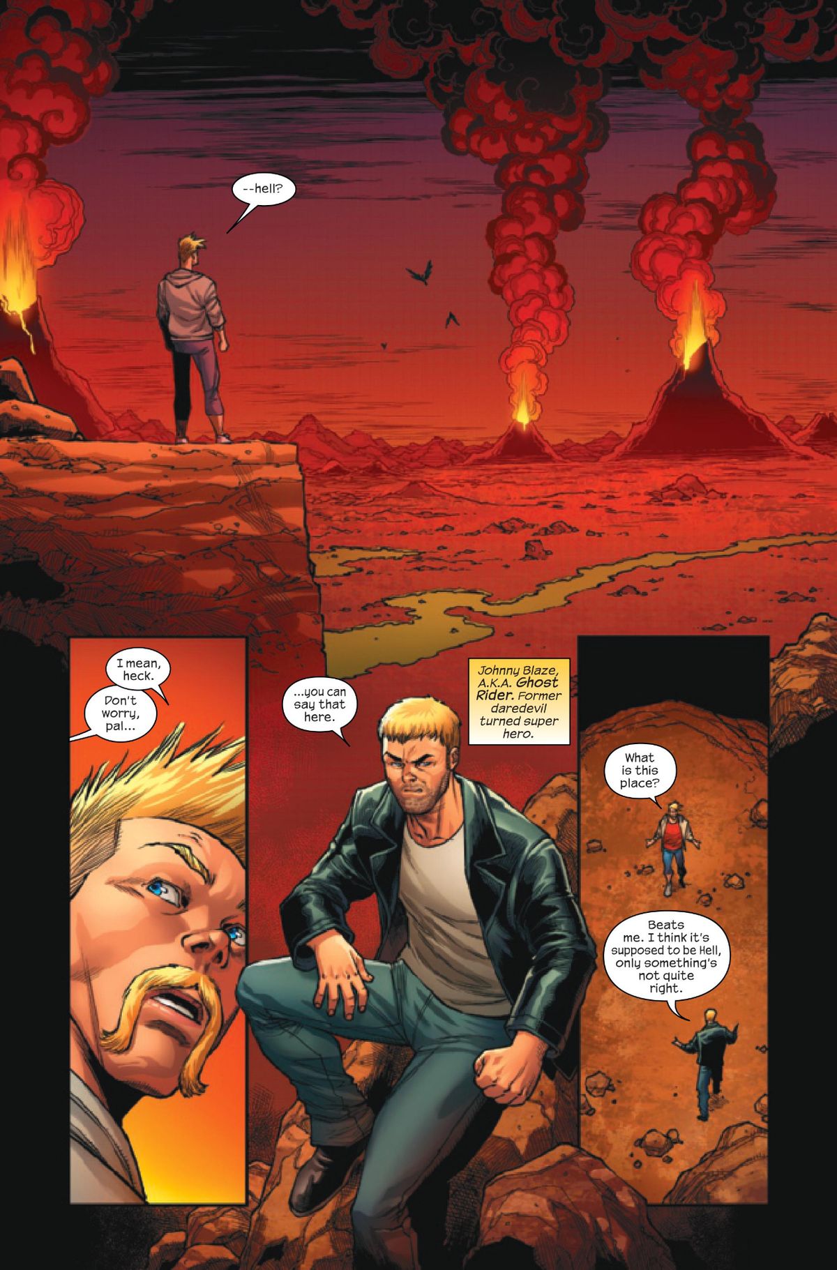 It's Johnny Vs. Johnny as Human Torch and Ghost Rider clash in Contest ...