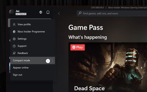 The Xbox app's new 'Compact Mode' is a step in the right direction for ...