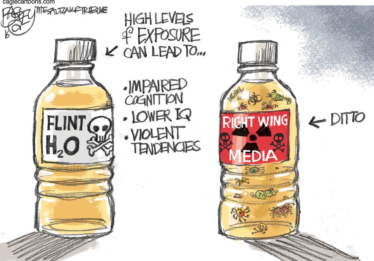 Editorial Cartoon U.S. Right Wing Media | The Week