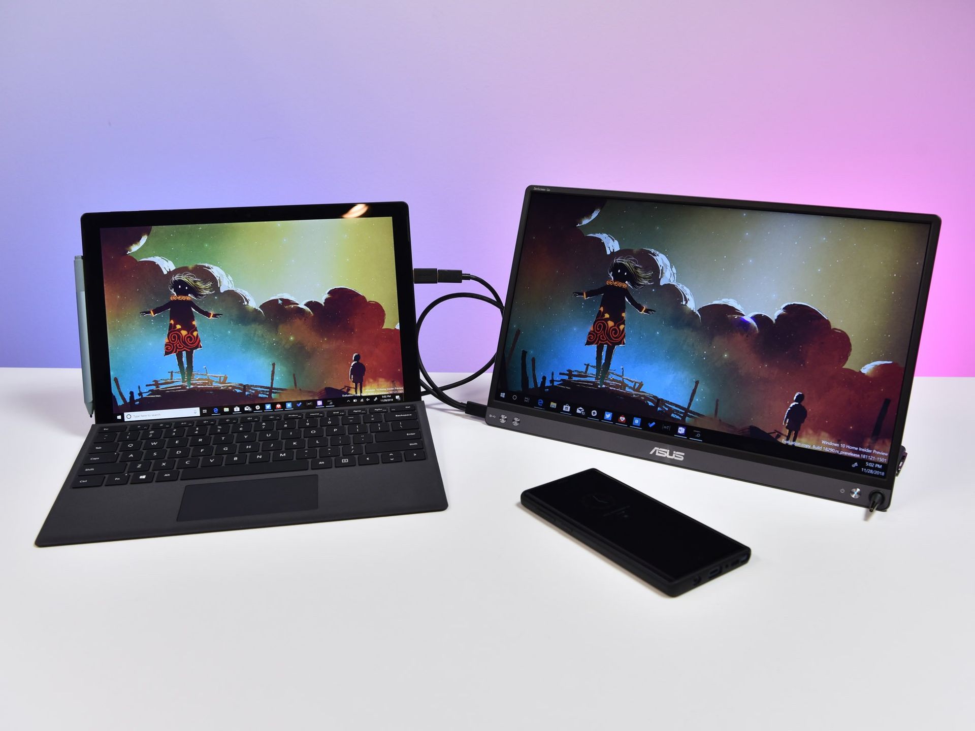 ASUS ZenScreen GO MB16AP review: A portable display that won't drain ...