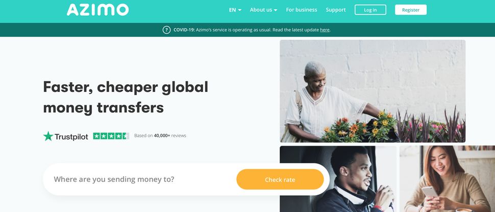 Azimo money transfer | TechRadar
