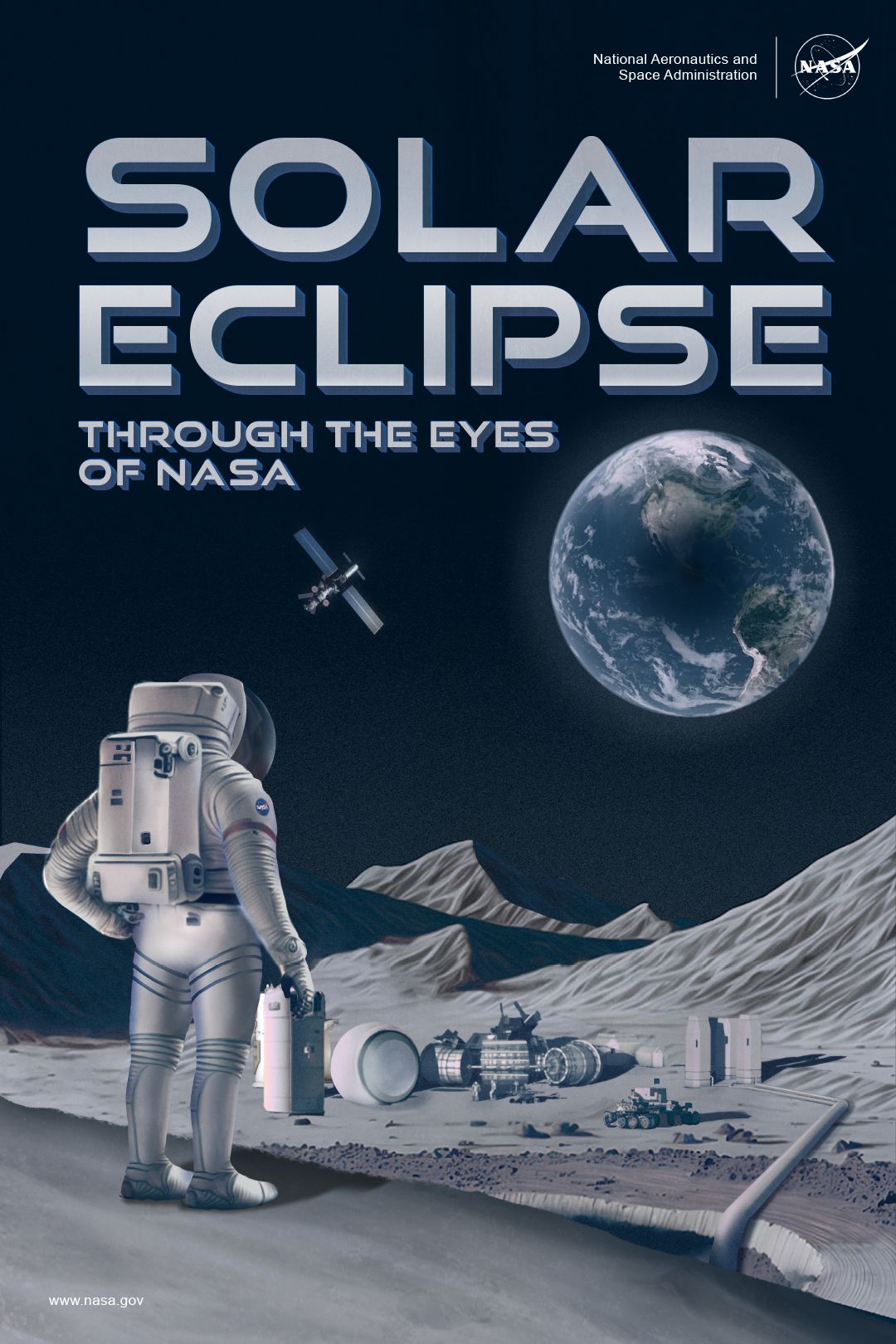NASA’s stunning eclipse posters are out of this world | Creative Bloq