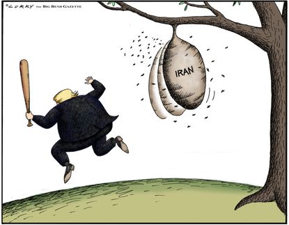 5 scathing cartoons about Trump's Iran provocation | The Week