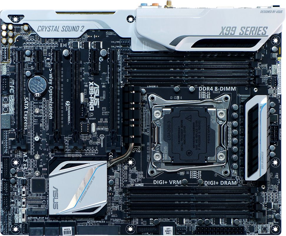 A Guided Tour Of The Asus X99 Pro Motherboard