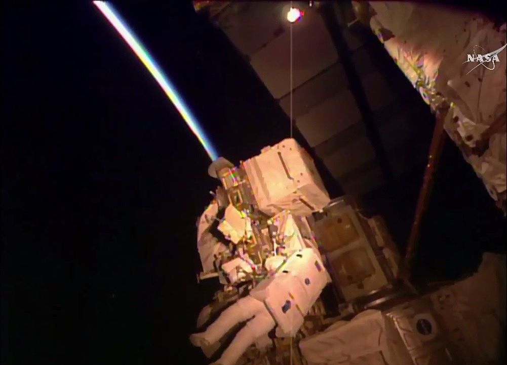 Rookie Spacewalkers Perform Critical Space Station Work | Space