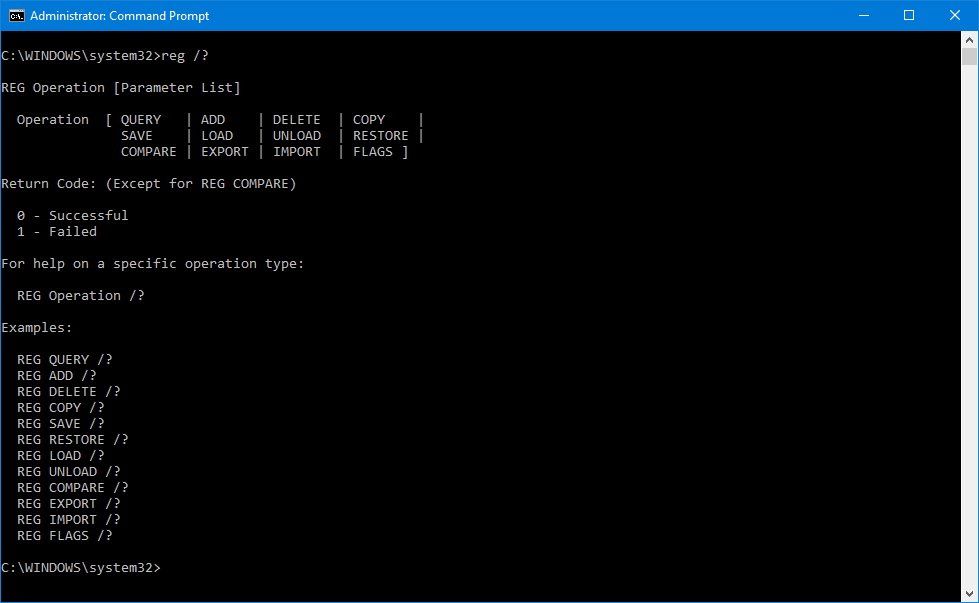 How to edit the Registry using Command Prompt on Windows 10 | Windows ...