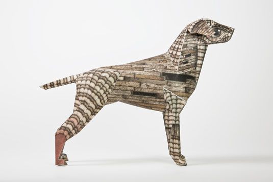 Leading artists create 120 customised paper dogs | Creative Bloq