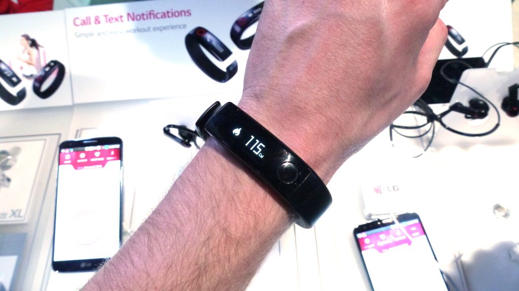 LG LifeBand Touch and Heart Rate Monitor earphones fit for April UK ...