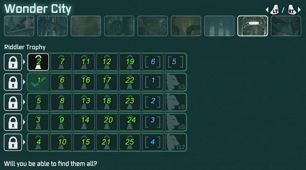Wonder City Riddle Solutions - Batman: Arkham City Riddler challenge ...