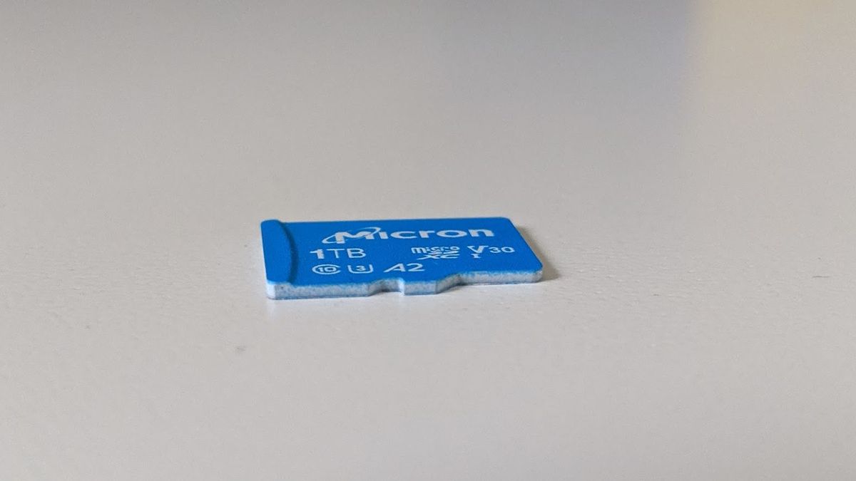 Micron c200 1TB microSD UHS-I card review | TechRadar