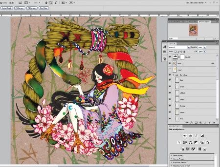 Enhance traditional ink work digitally | Creative Bloq