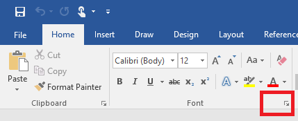 How to change font defaults in Microsoft Word 2016 for Windows ...