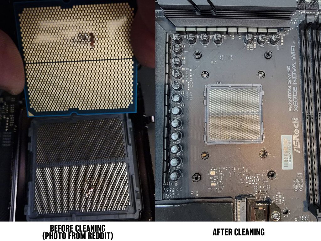 ASRock claims to fix 'burned out' AM5 motherboard by cleaning the ...