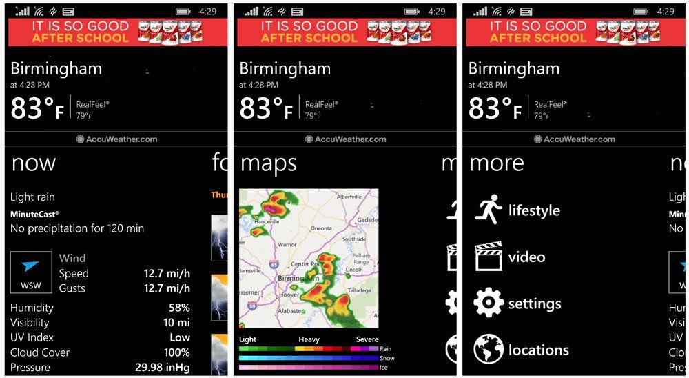 My Top Windows Phone Weather Apps | Windows Central