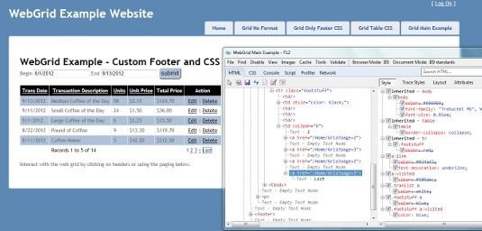 Create custom tables with WebGrid | Creative Bloq