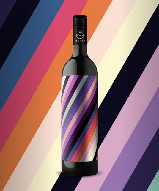 Geometric patterns reflect wine tasting experience | Creative Bloq