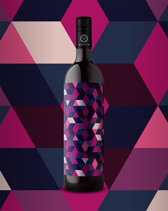 Geometric patterns reflect wine tasting experience | Creative Bloq