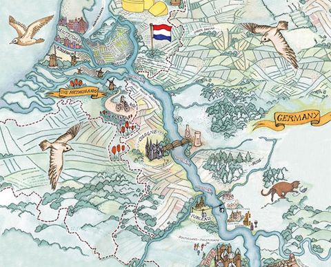 The illustrated maps of Abi Daker | Creative Bloq