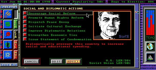 Crapshoot: Shadow President, a sim that lets you press the big red nuke ...