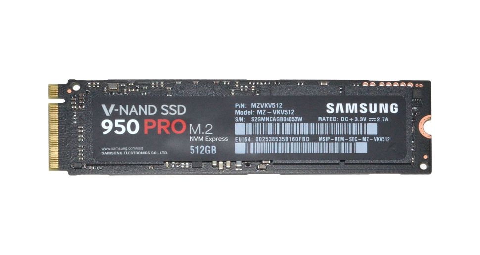 Samsung 950 Pro 512GB Review | PC Gamer