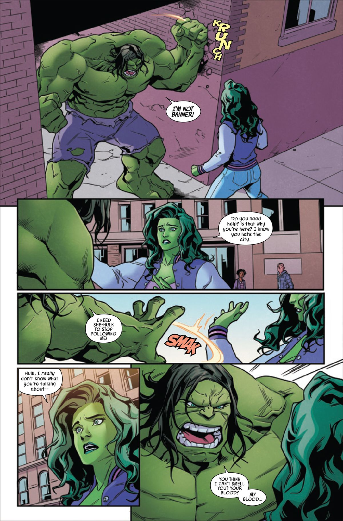 Jennifer Walters and Hulk have some issues to work out in Sensational ...