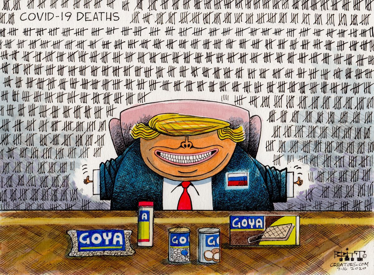 Political Cartoon U.S. Trump Goya | The Week