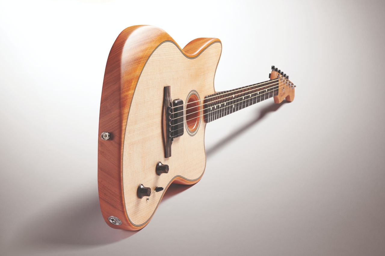 Fender looks forwards with a new Acoustasonic hybrid guitar | Wallpaper*