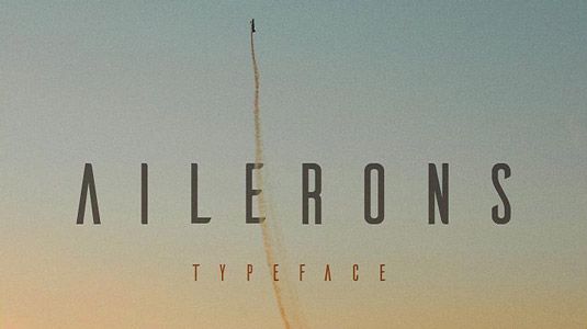 Font of the day: Ailerons | Creative Bloq