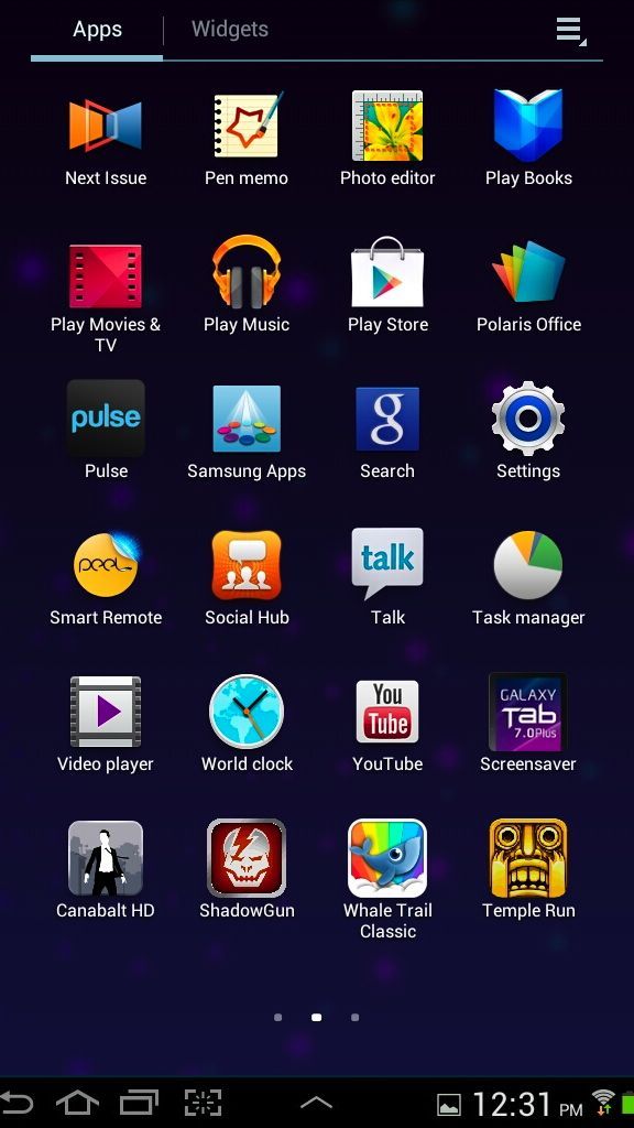 Apps and Play - Samsung Galaxy Tab 7.0 Plus review - Page 6 | TechRadar
