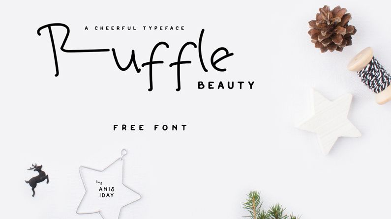 Font of the day: Ruffle Beauty | Creative Bloq