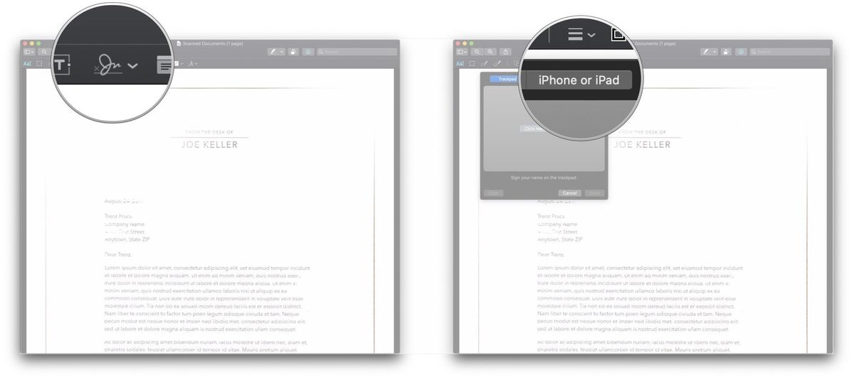 How to sign documents on your Mac with your iPhone or iPad | iMore