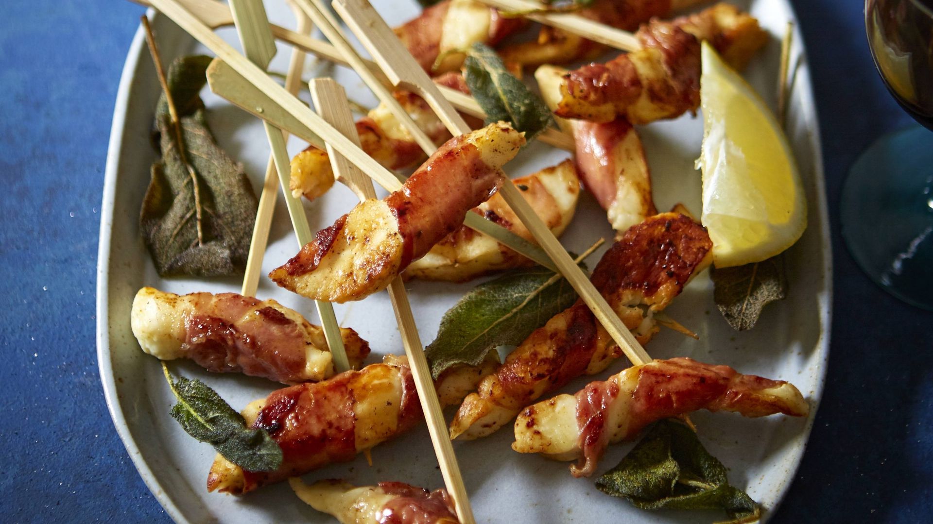 Halloumi wrapped in Parma ham | Snack Recipes | GoodtoKnow