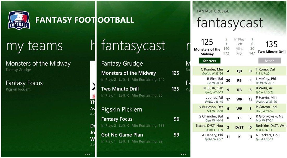 Top Windows Phone and Windows 10 apps for the NFL Season | Windows Central