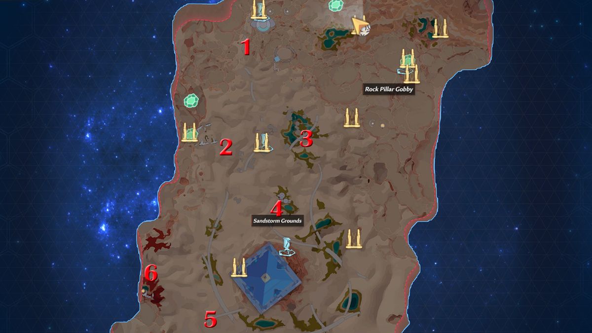 Tower of Fantasy Scenic Point locations | GamesRadar+
