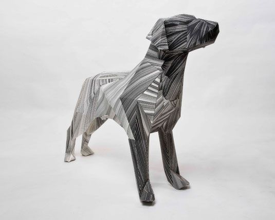 Leading artists create 120 customised paper dogs | Creative Bloq