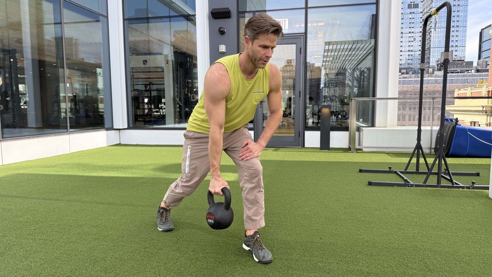 You just need a kettlebell and this five-move workout from Peloton to ...