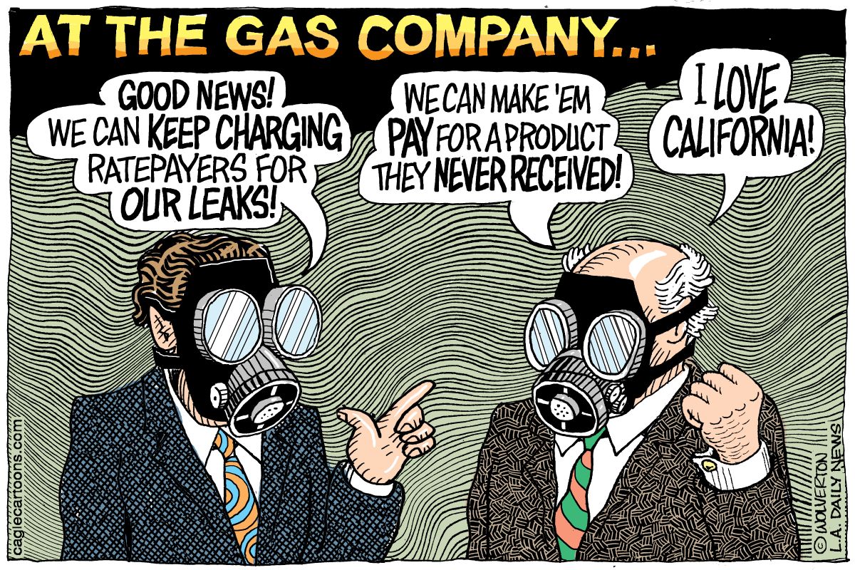 Editorial cartoon U.S. California Gas company | The Week