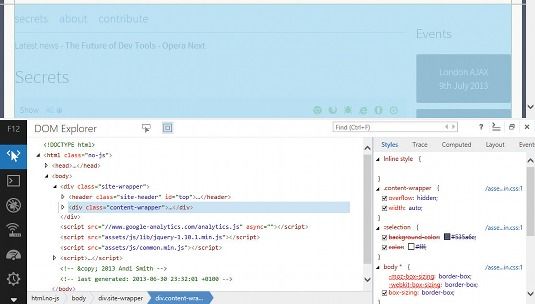 Make better websites with browser developer tools | Creative Bloq