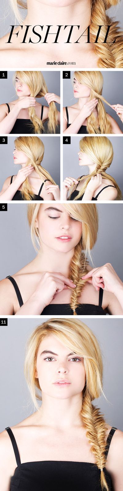 How To Do a Fishtail Braid - Fishtail Braid Tutorial | Marie Claire