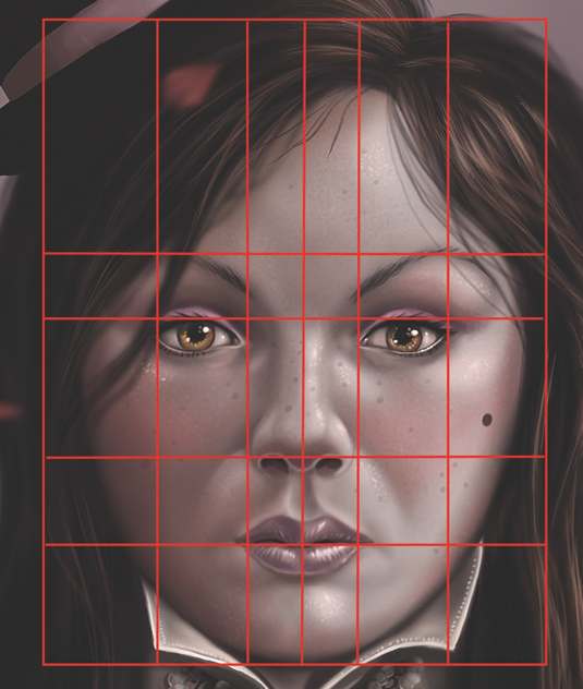 How to control symmetry in a portrait in 3 steps | Creative Bloq