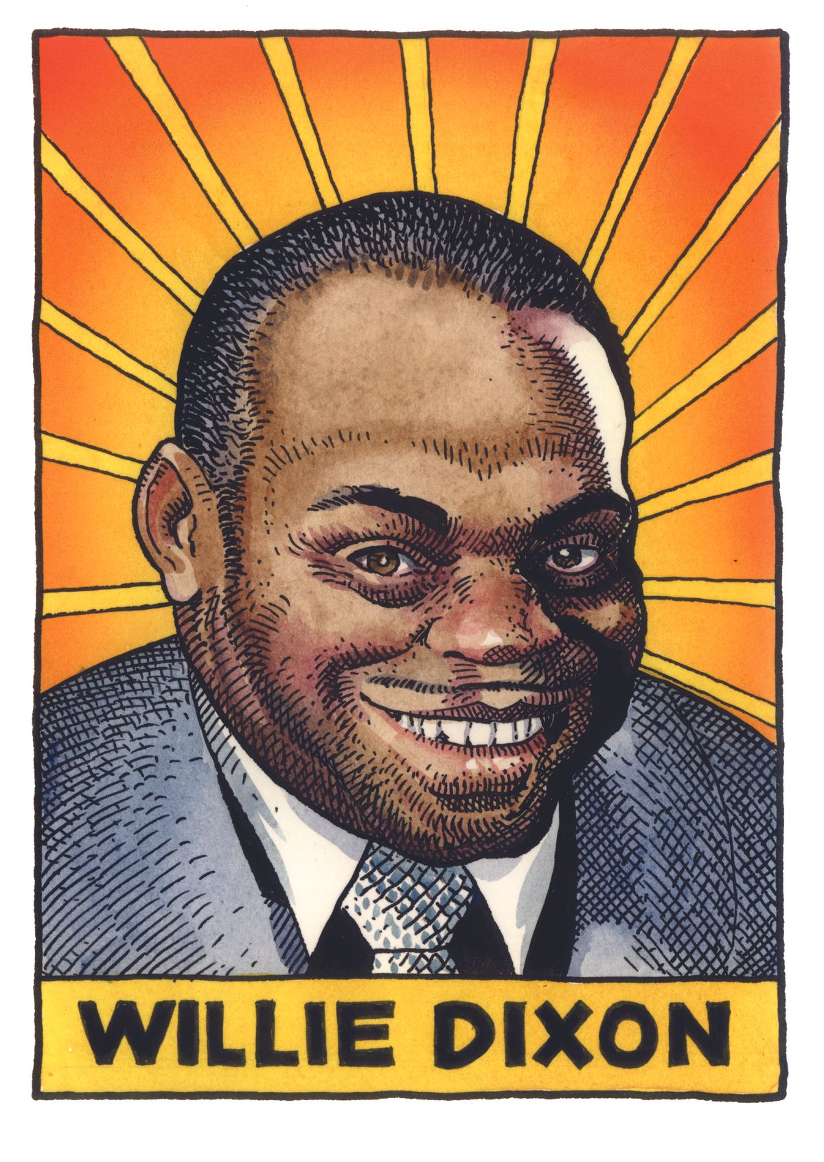 William Stout's portraits of the biggest names in blues... | Louder