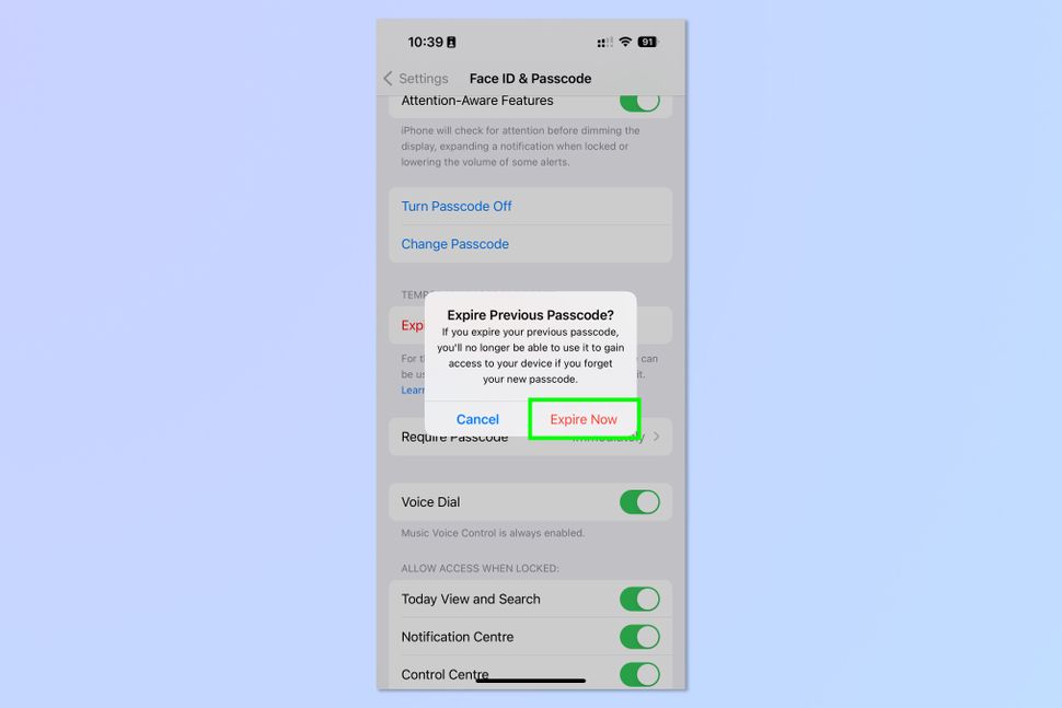 How to expire old passwords on iPhone and keep your device safe | Tom's ...