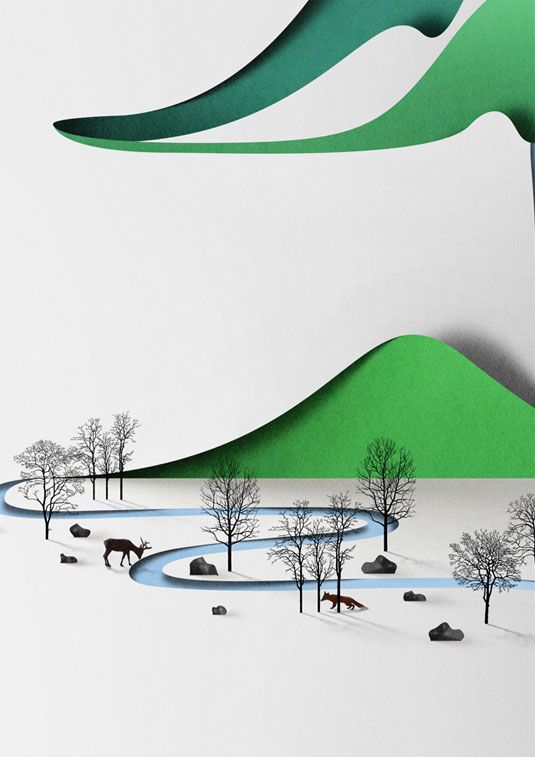 Hand-cut paper illustrations show a world of detail | Creative Bloq
