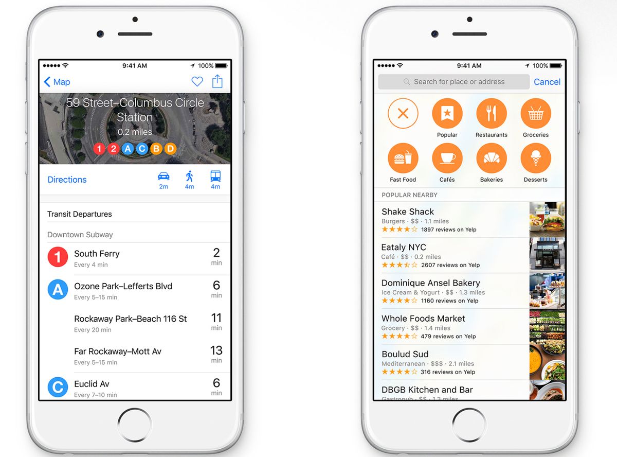 IOS 9 Maps App How To Use Siri Favorites And Pins IOS 9 Maps How 