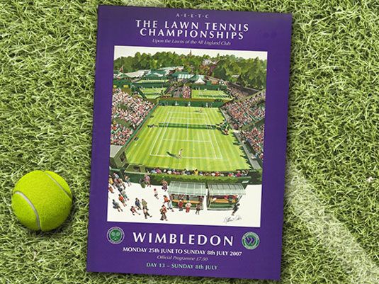 126 years of Wimbledon programme design | Creative Bloq