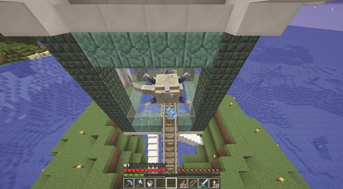 Minecraft Master: How to... Tame an Elder Guardian | GamesRadar+