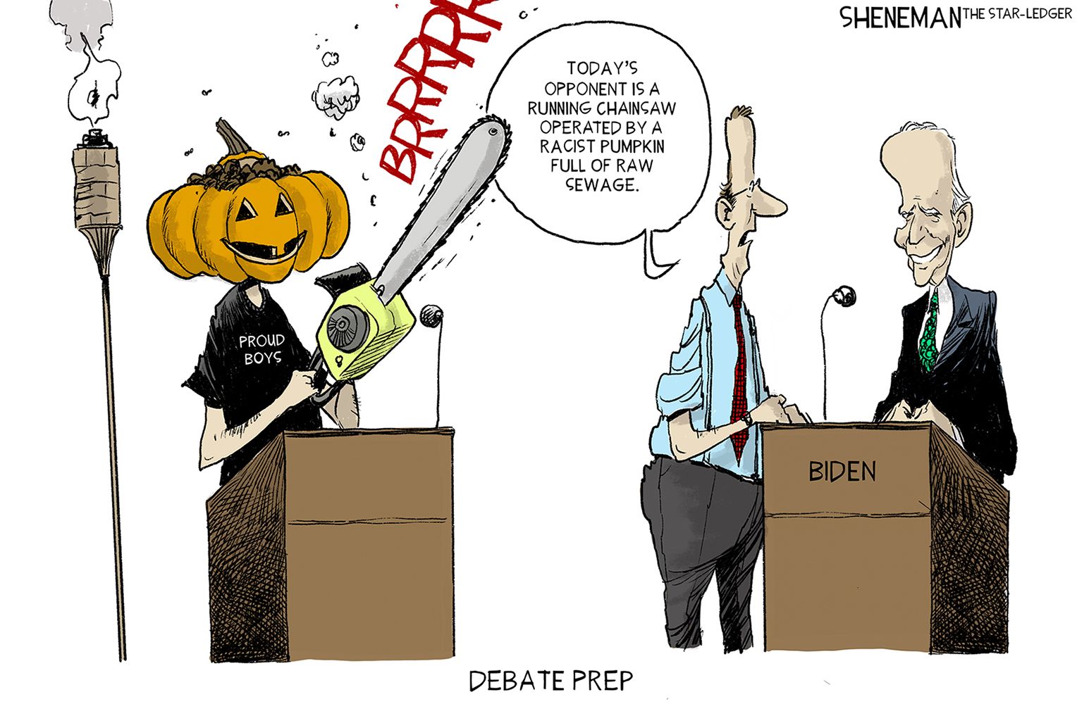 7 insanely funny cartoons about the chaotic first debate | The Week