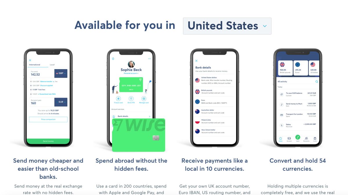Wise money transfer app | TechRadar